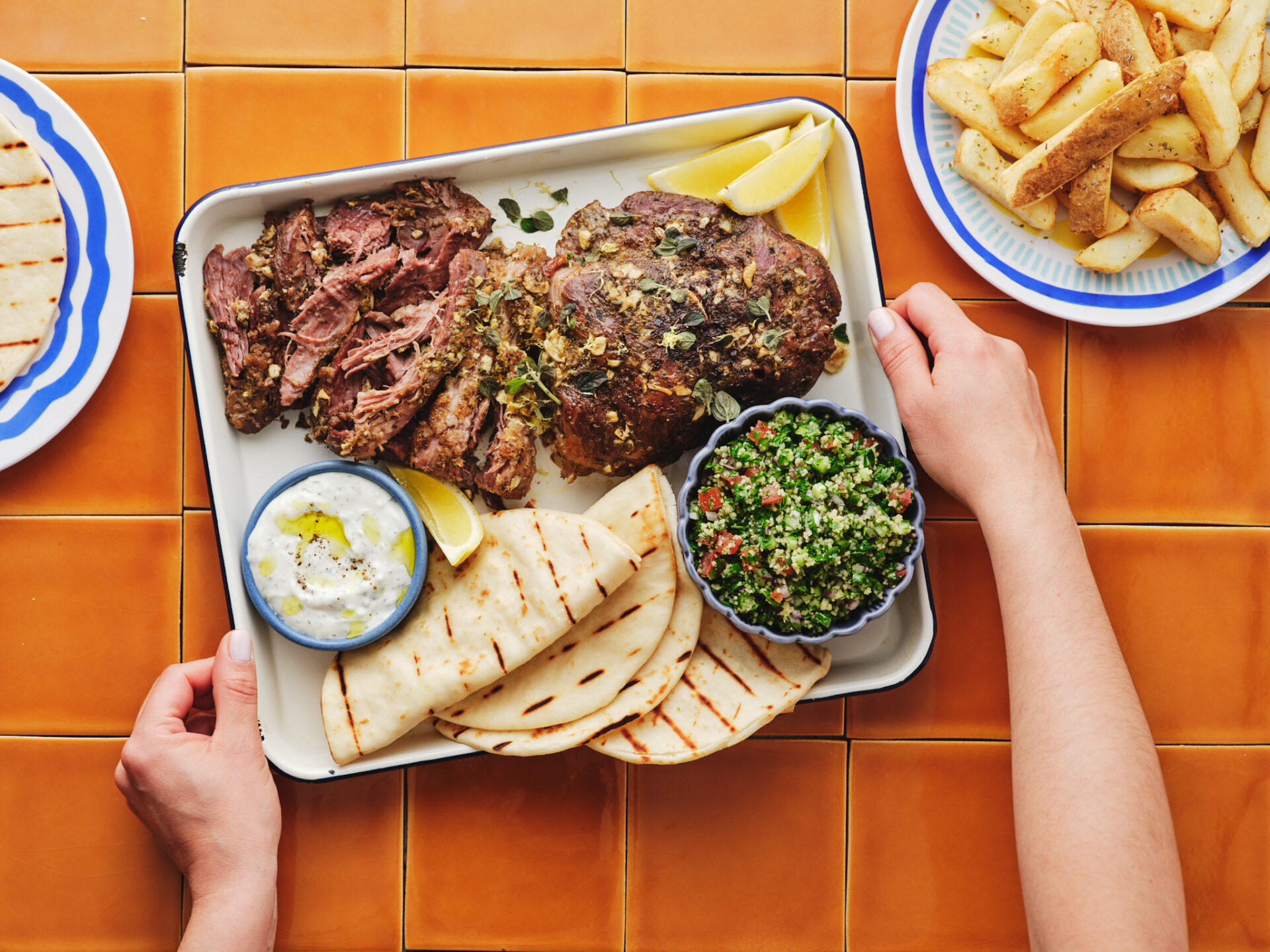 Spring lamb forequarter chop tray bake - Foodland